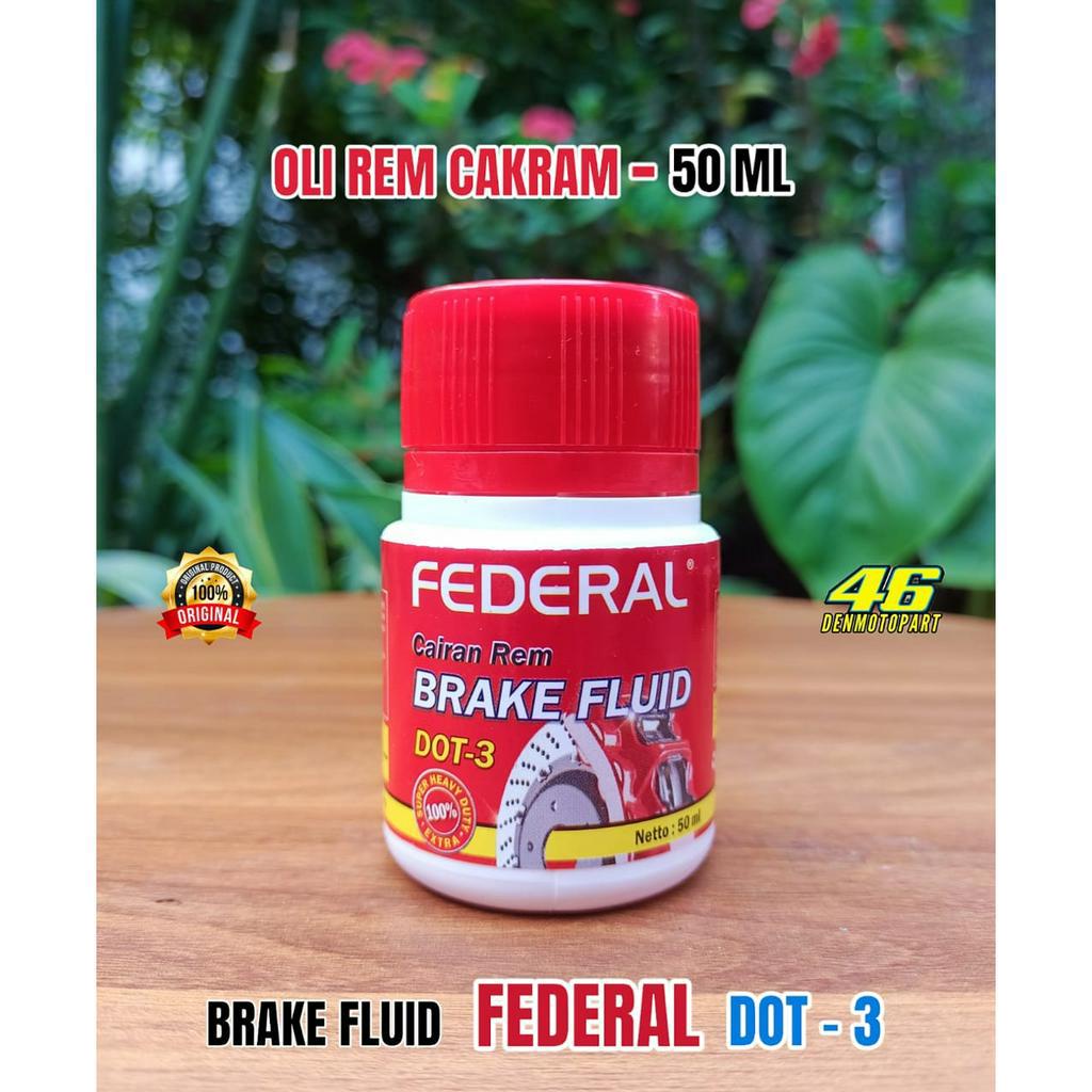 Jual MINYAK REM / OLI REM CAKRAM FEDERAL 50ML DOT 3 | Shopee Indonesia
