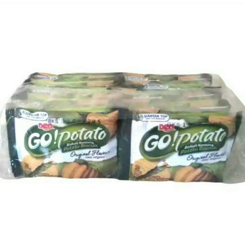 Jual Go Potato Biskuit Kentang Isi 20 @ 8gr | Shopee Indonesia