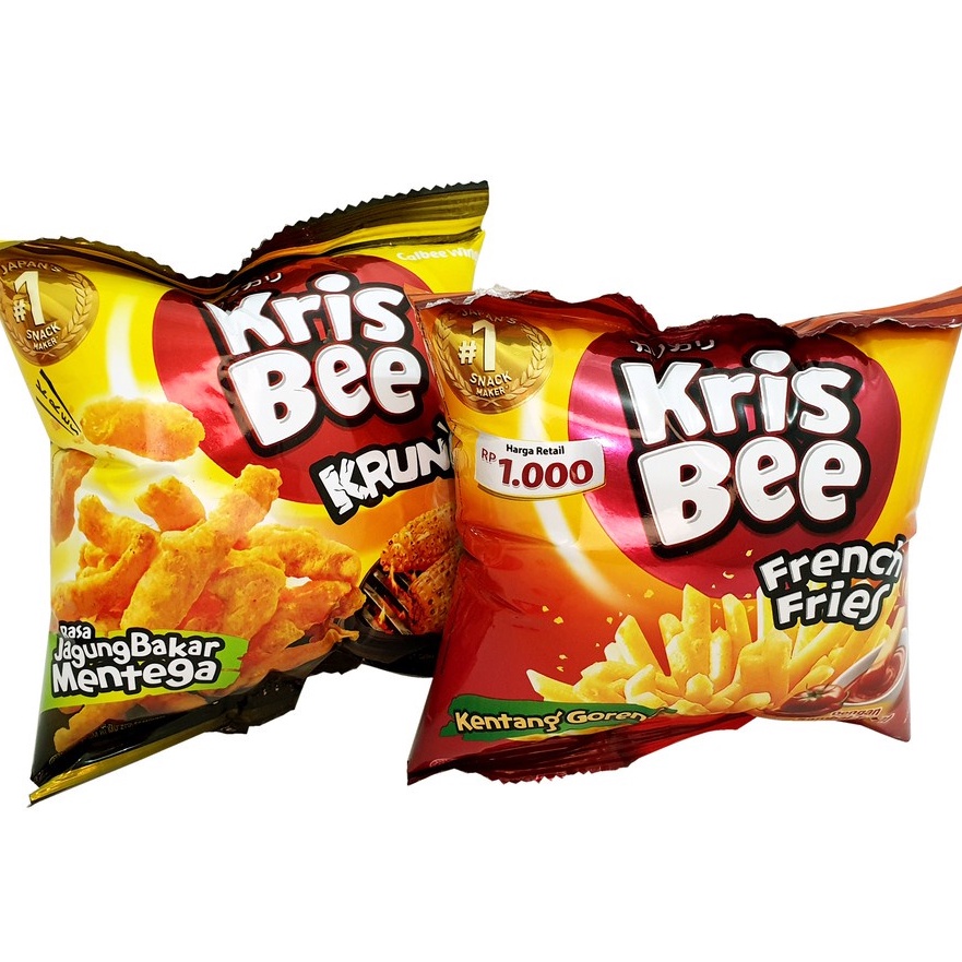 Jual KRISBEE FRENCH FRIES 9gr KRUNCHY 10gr JAGUNG BAKAR MENTEGA PILLOW ...