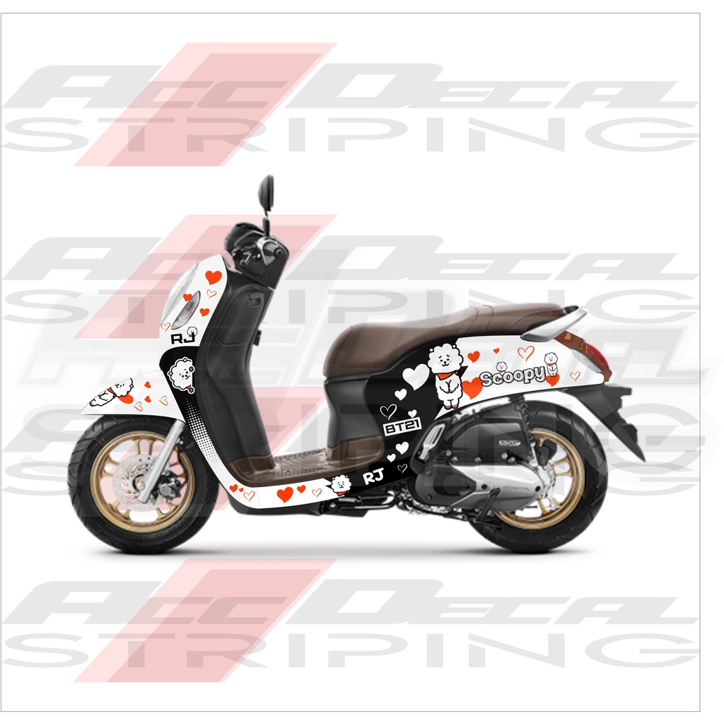 Jual sticker scoopy striping scoopy decal scoopy custom scoopy | Shopee ...
