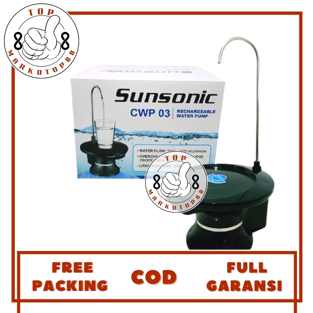 Jual POMPA AIR MINUM GALON ELECTRIC ELEKTRIK SUNSONIC CWP 03 POMPA AIR ...