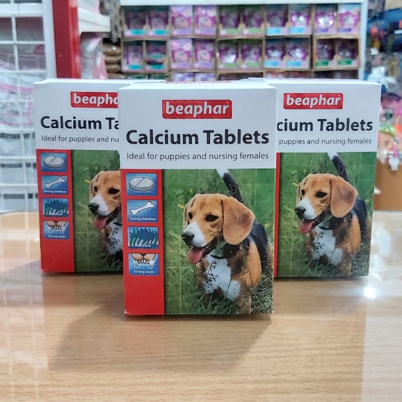 Jual Beaphar Calcium Tablet 180tab Untuk Puppies & Nursing Dog | Shopee ...