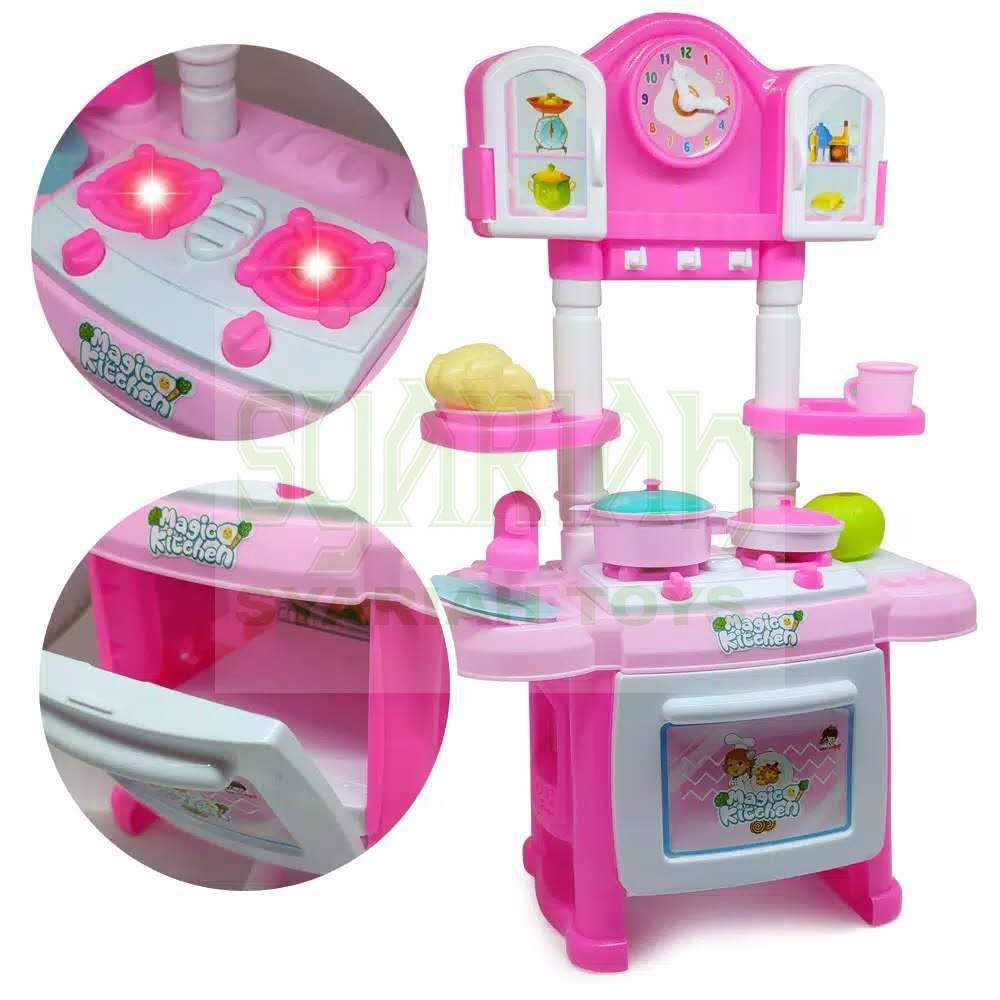 Jual SYARIAH TOYS KITCHEN SET MAINAN ANAK MASAK MASAKAN WARNA PINK ...