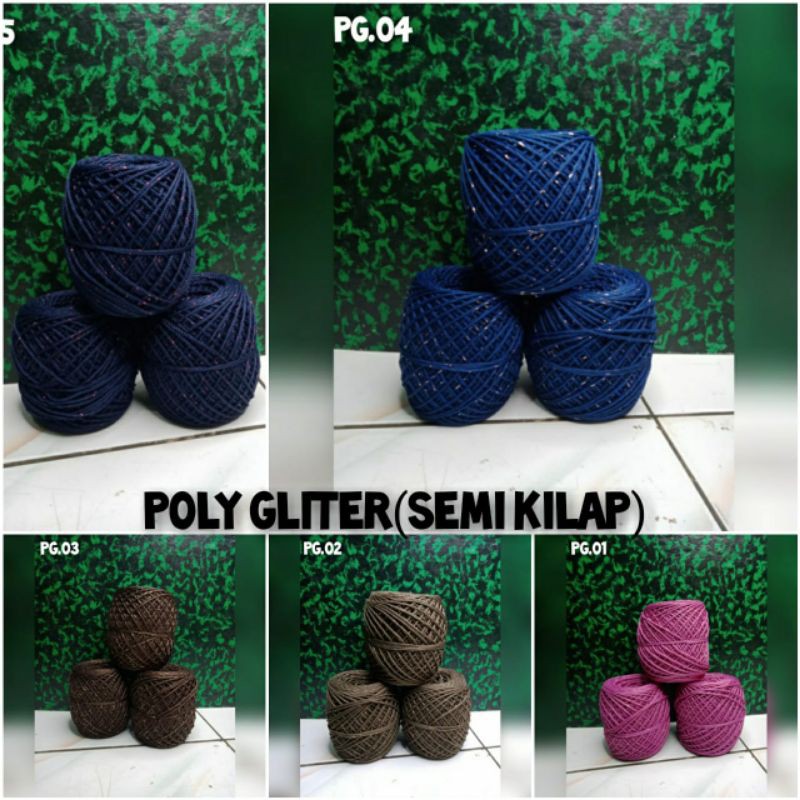 Jual Benang Poly Glitter/ Poly Blink | Shopee Indonesia