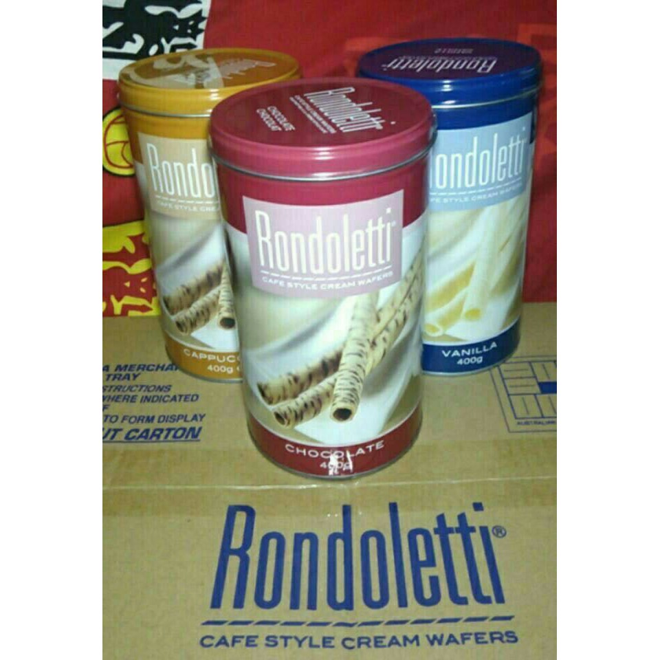 Jual Rondoletti rasa chocolate, vanila, capucino ( ambil 5 harga 40,000 ...