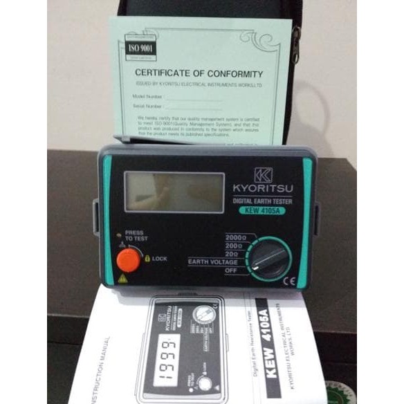 Jual KYORITSU 4105A, GROUNDING TESTER, EARTH TESTER | Shopee Indonesia