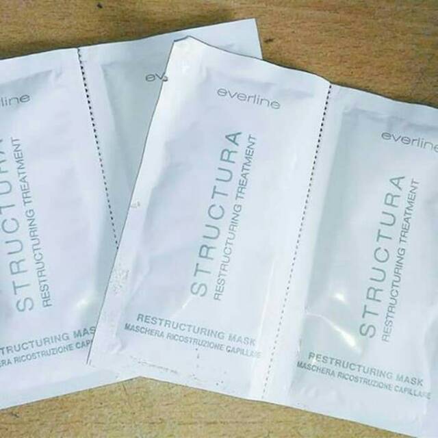Jual Masker rambut sachet everline struktura 15ml | Shopee Indonesia