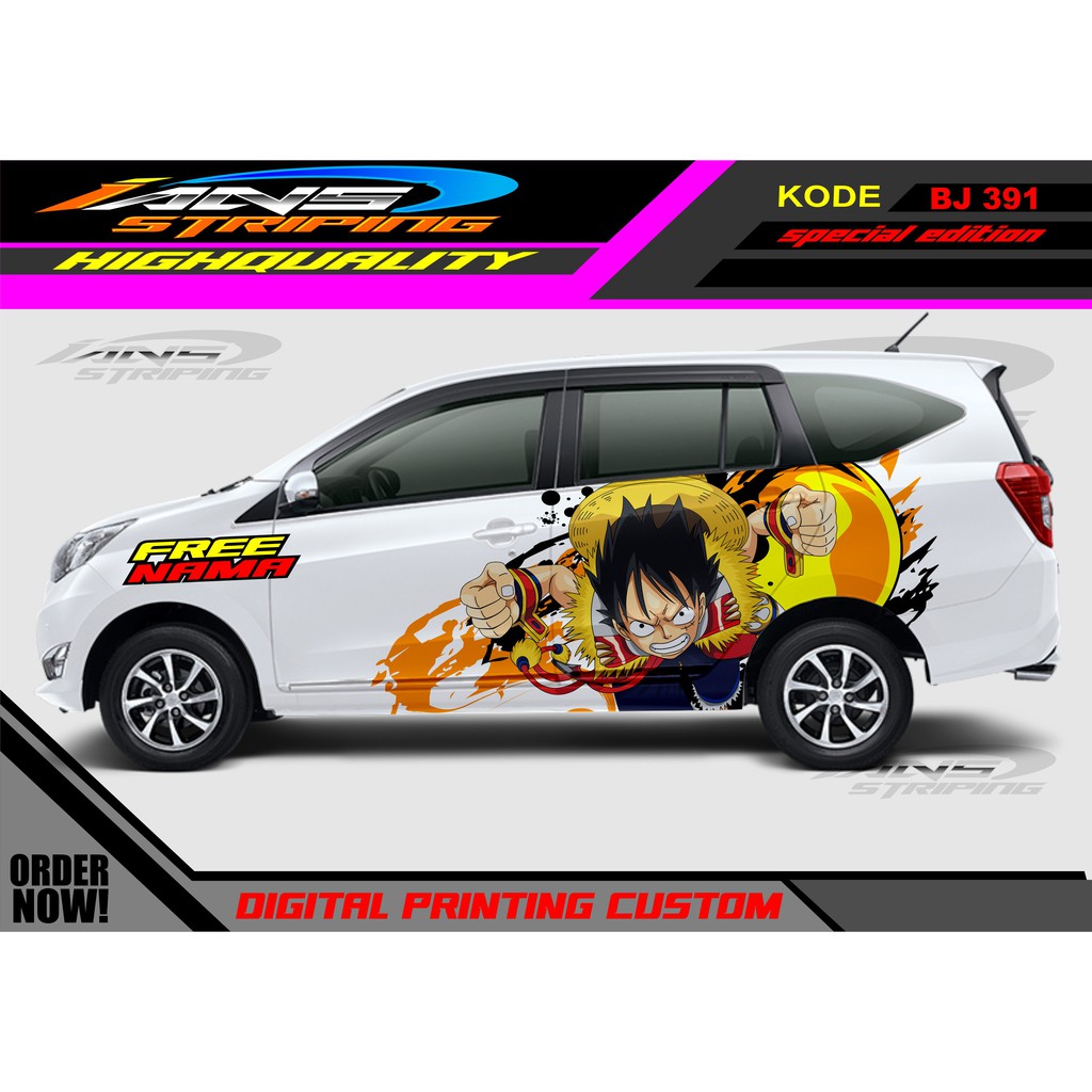 Jual STICKER MOBIL SIGRA, AVANZA, DATSUN / DECAL STICKER MOBIL ...