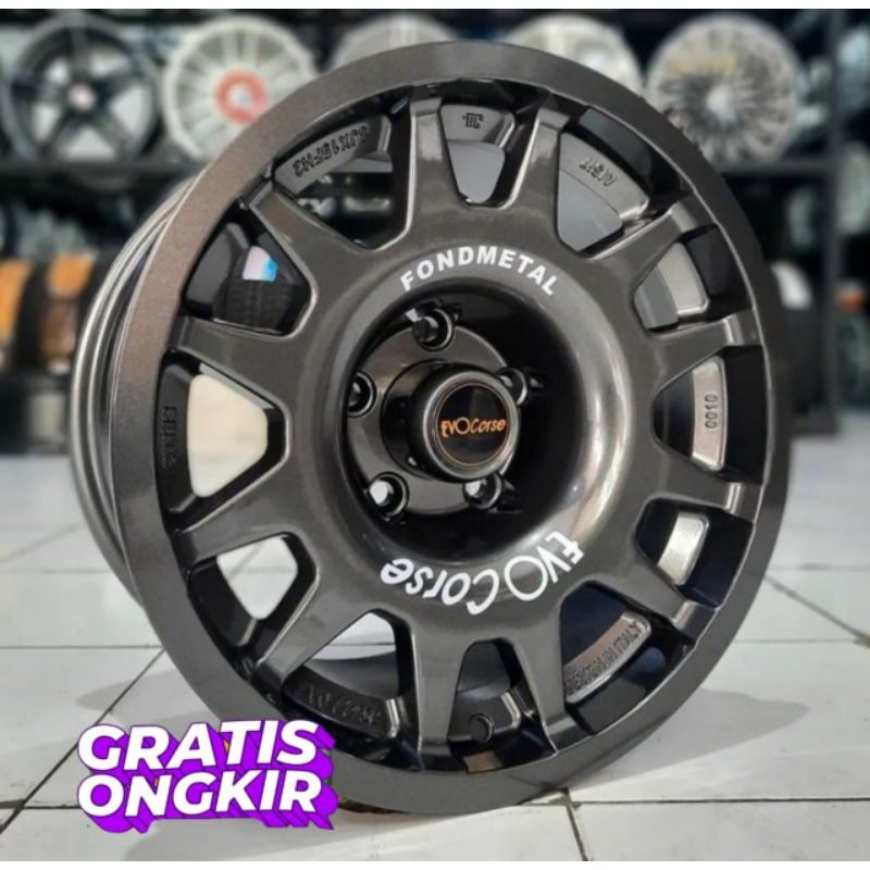 Jual velg ring 15 Evo Corse pcd 5x114.3 velg mobil R15 tuk Terios.rush ...