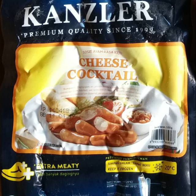 Jual Sosis Kanzler Cimory Cheese Cocktail 500 gram | Shopee Indonesia