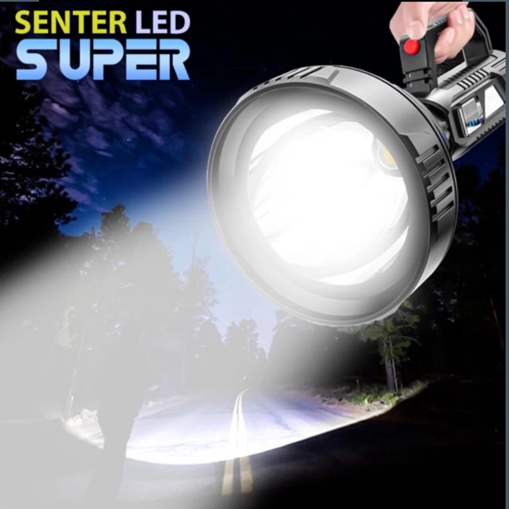 Jual C1 Senter LED Super Terang Jarak Jauh SWAT Cas Mini TaffLED ...