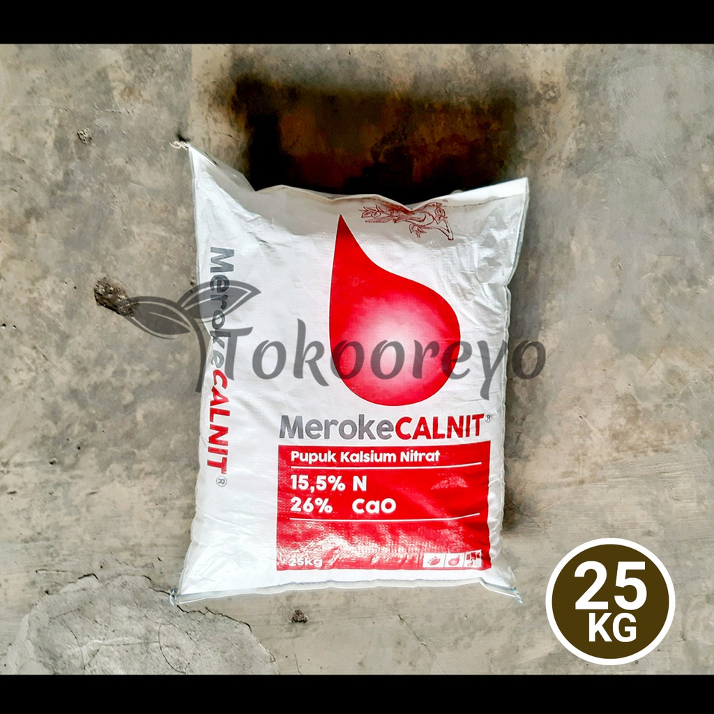 Jual PUPUK MEROKE CALNIT 25 KG KEMASAN PABRIK VIA GOSEND GRAB | Shopee ...