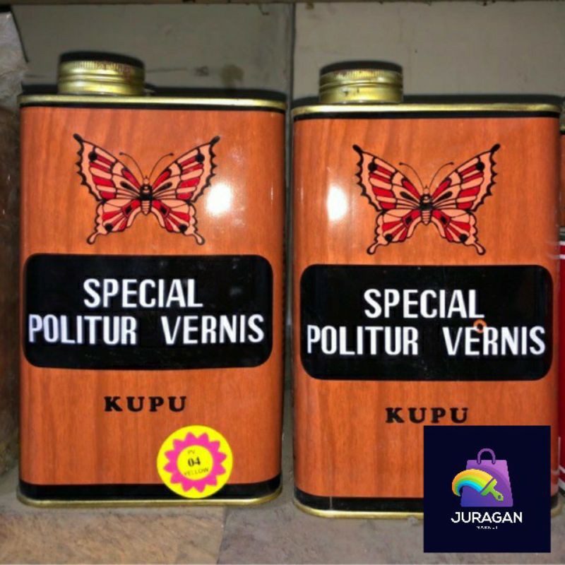 Jual Politur Vernis merk Kupu ukuran 750ml | Shopee Indonesia