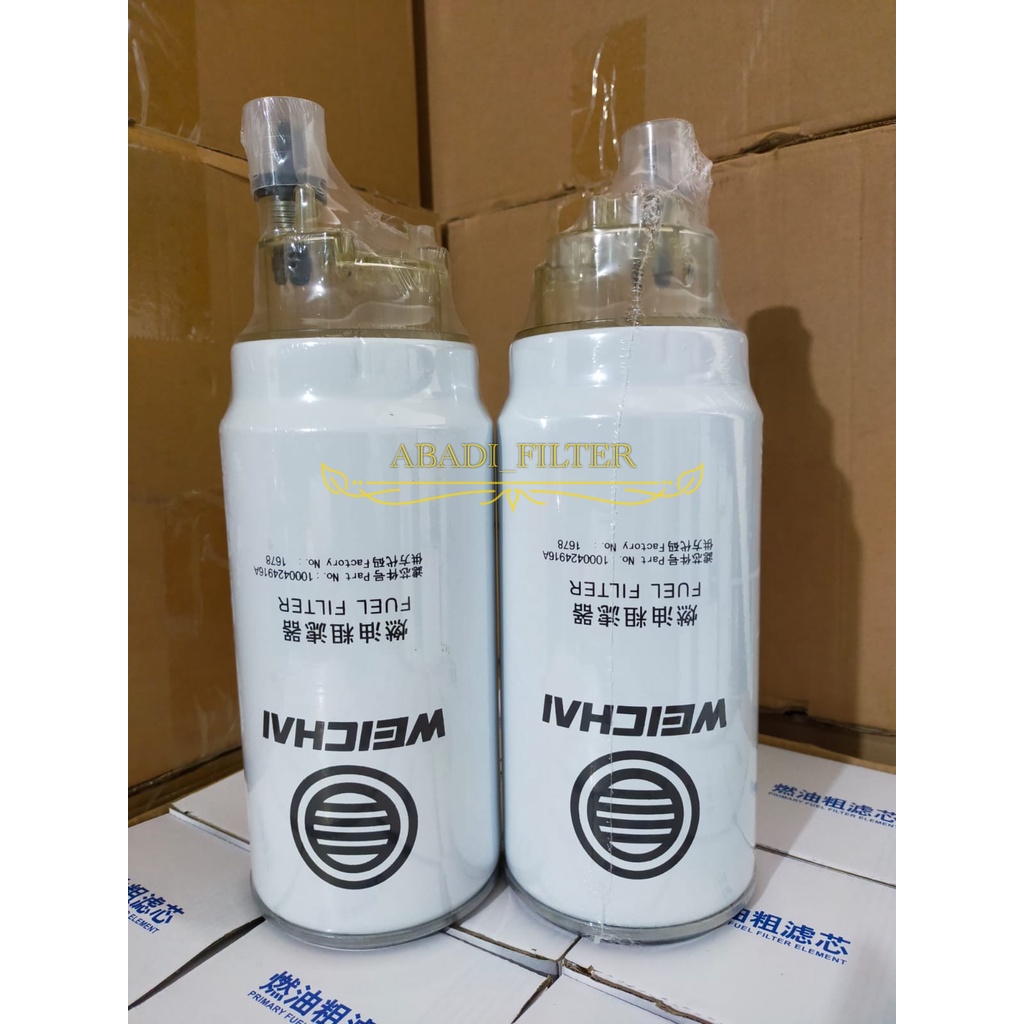 Jual Fuel Filter WEICHAI / Filter Solar WEICHAI 1000424916 | Shopee ...