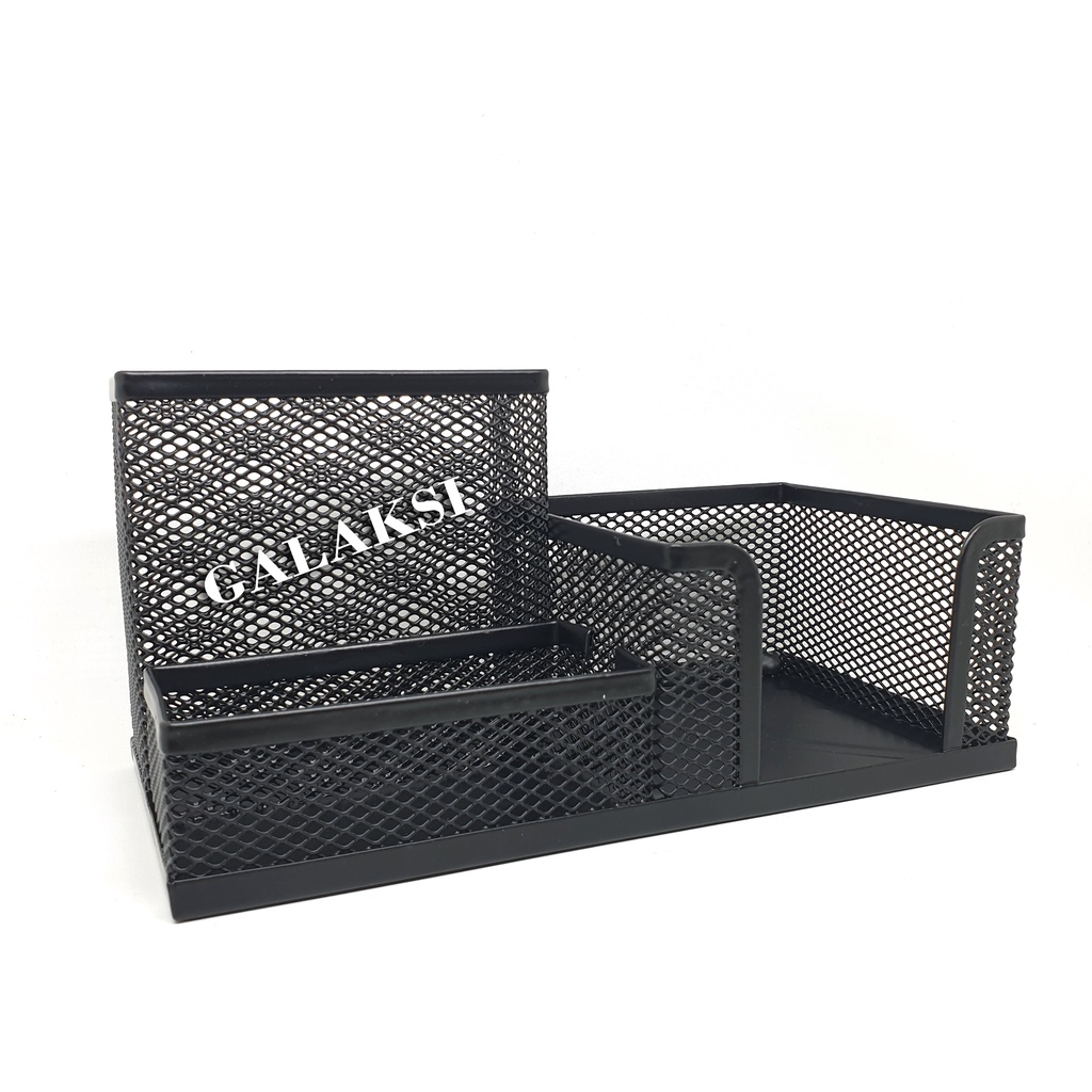 Jual DESK SET MEMO ORGANIZER KOTAK BESI | Shopee Indonesia