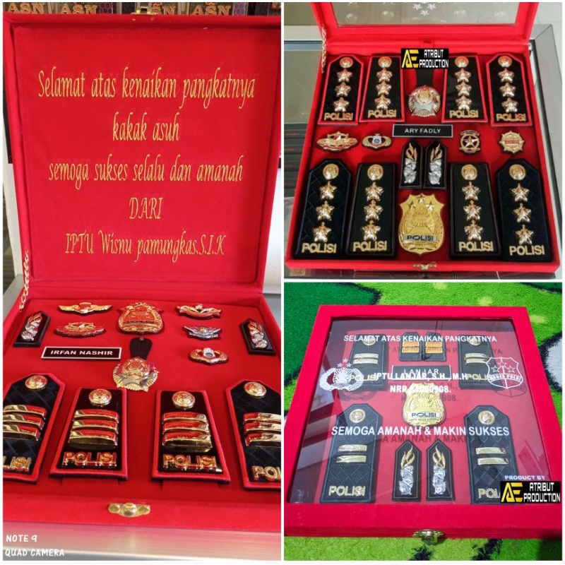 Jual PANGKAT POLISI PDH PDU SATU SET - SET BOX CUSTOM - PANGKAT FULLSET ...