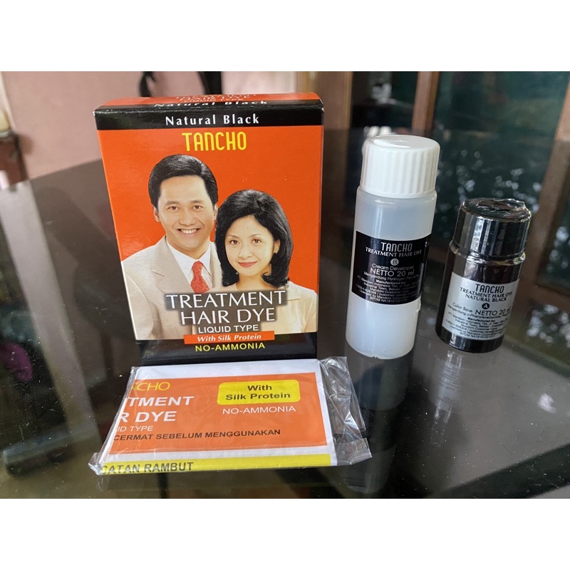 Jual Semir Tancho 40ml / Tancho Treat H DYE Natural Black 40ml | Shopee ...