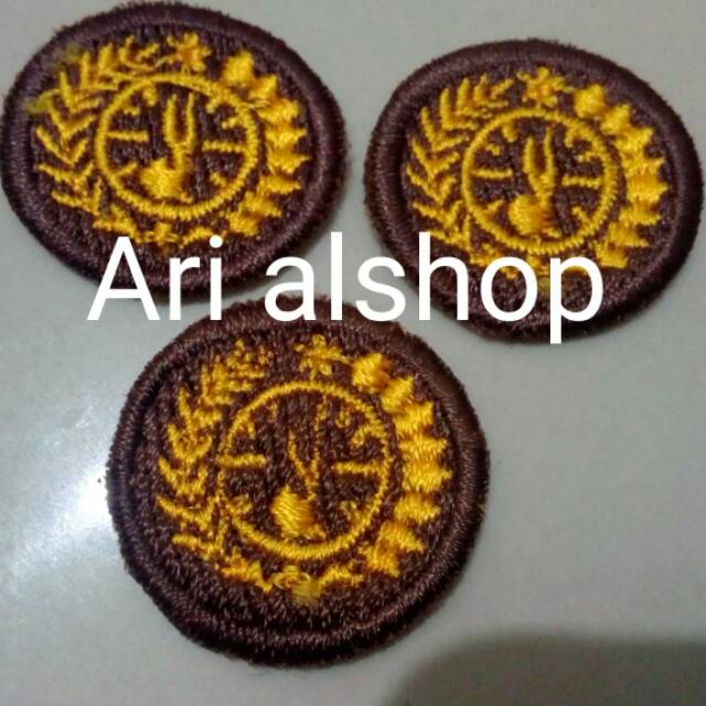 Jual Bed pramuka Kitri Tunas tanda pelantikan putri Bordir | Shopee ...