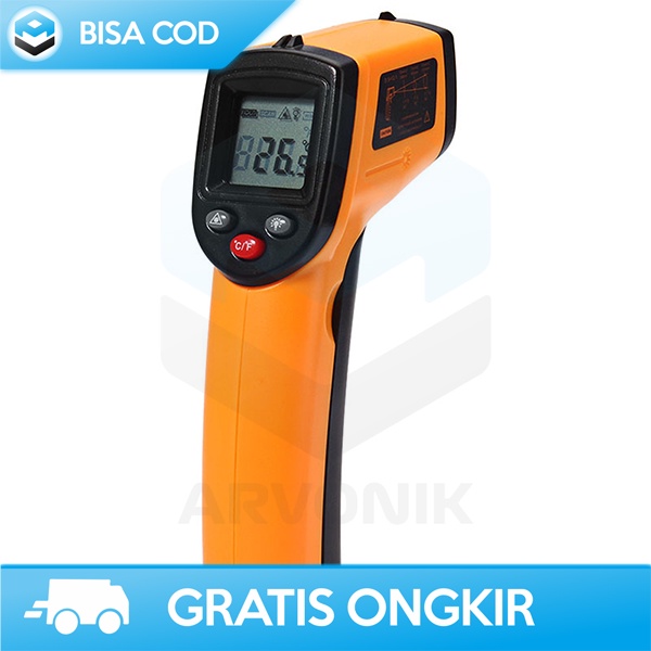 Jual THERMOGUN THERMOMETER LASER INFRARED SMARTSENSOR LCD NON CONTACT ...