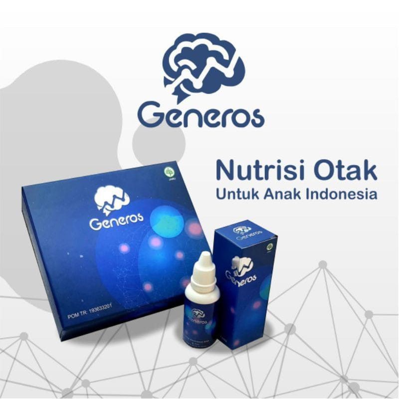 Jual GENEROS ASLI ORIGINAL / VITAMIN DAN NUTRISI OTAK ANAK / OBAT TELAT ...