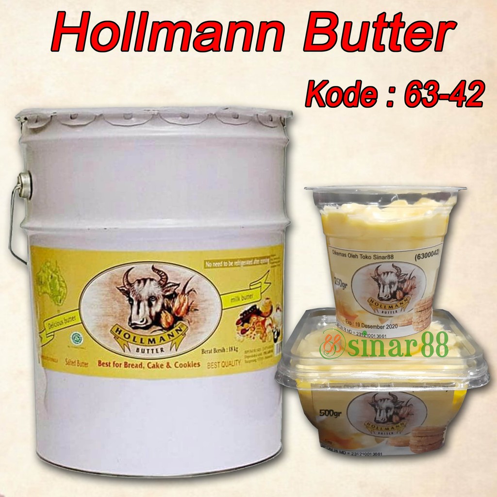 Jual Hollman Butter 1kg PLASTIK BENING | Shopee Indonesia