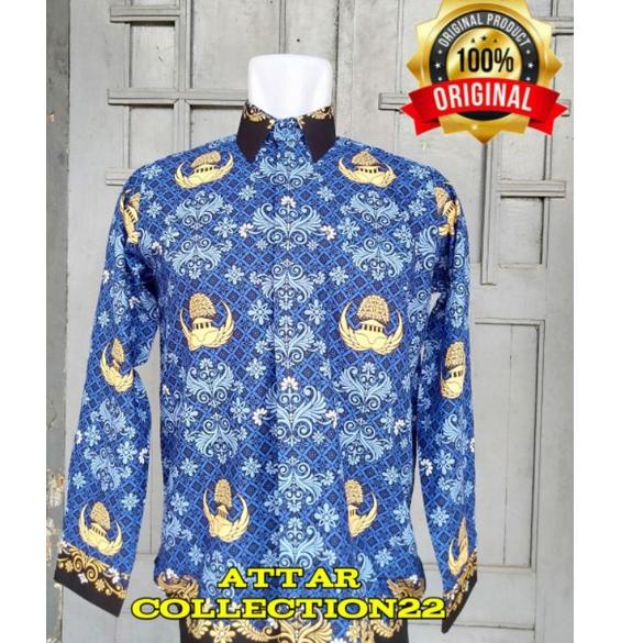 Jual [PRODUK VGMHH] Baju Korpri Model Tahun 2022 KERAH HITAM DAN DENGAN FURING halus, Seragam ...