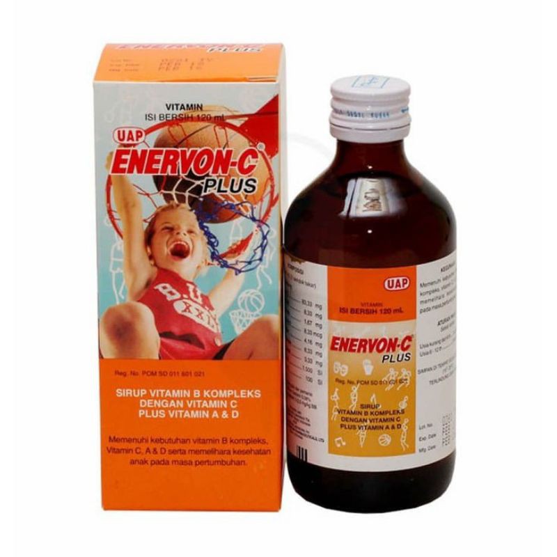 Jual Enervon - C Plus syr 120 ML (VITAMIN ANAK) | Shopee Indonesia