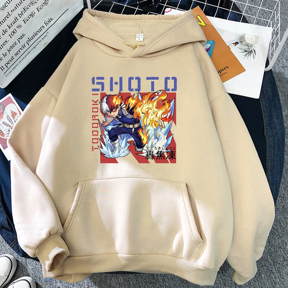 Jual Jaket Switer Hoodie My Hero Academia Todoroki Shoto Anime Boku No ...