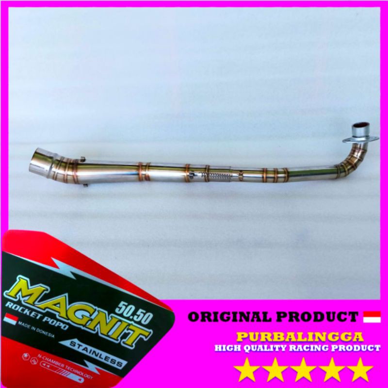 Jual pipa leher knalpot racing Honda Revo 100 cc lama full cacing ...