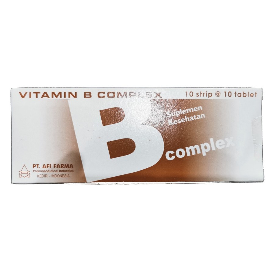 Jual VITAMIN B COMPLEX GENERIK 10 TABLET/STRIP | Shopee Indonesia