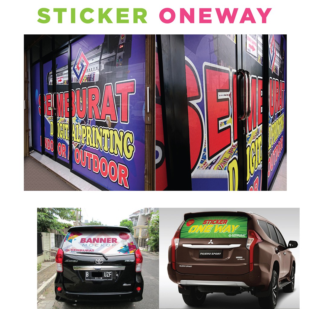 Jual Cetak Sticker ONE WAY Murah | Shopee Indonesia