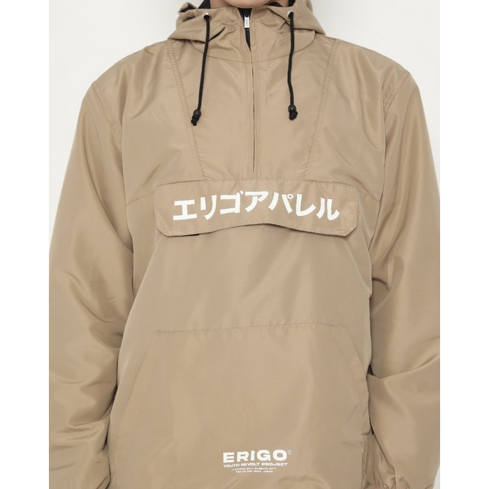 Jual Pria-Jaket- Outerwear Erigo Pullover Hagia Taslan Khaki - S -Jaket ...