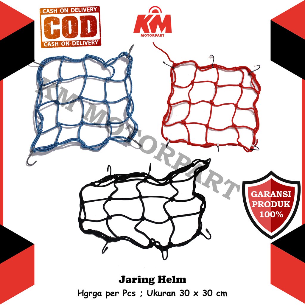 Jual Aksesoris Jaring Motor Tali Pengikat Barang Di Motor Touring ...