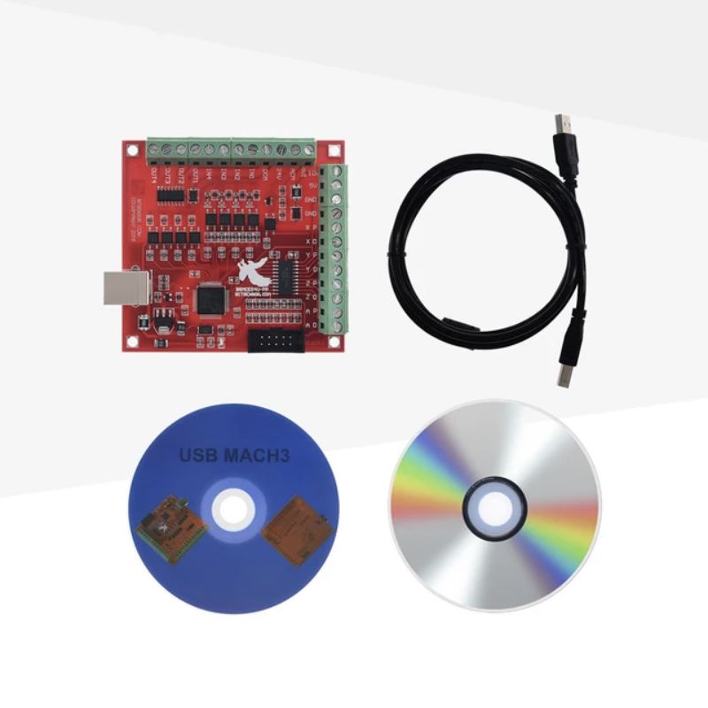 Jual Termurah CNC USB MACH3 100Khx Breakout Board Mach3 Board 4 Axis ...