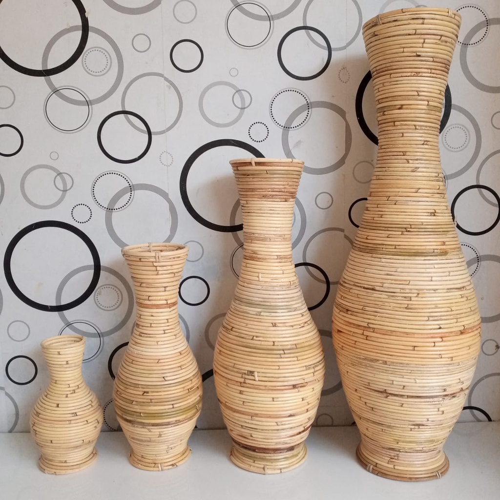 Jual GUCI ROTAN Vas Bunga Ukuran 50CM 70 CM - Vas bunga Rotan Hits ...