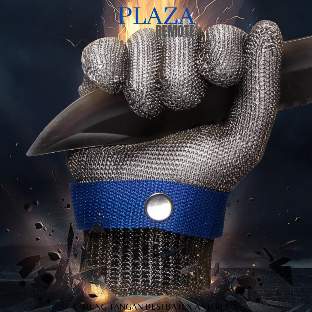 Jual Sarung Tangan Besi Baja Kawat Anti Pisau Senjata Tajam Utk ...