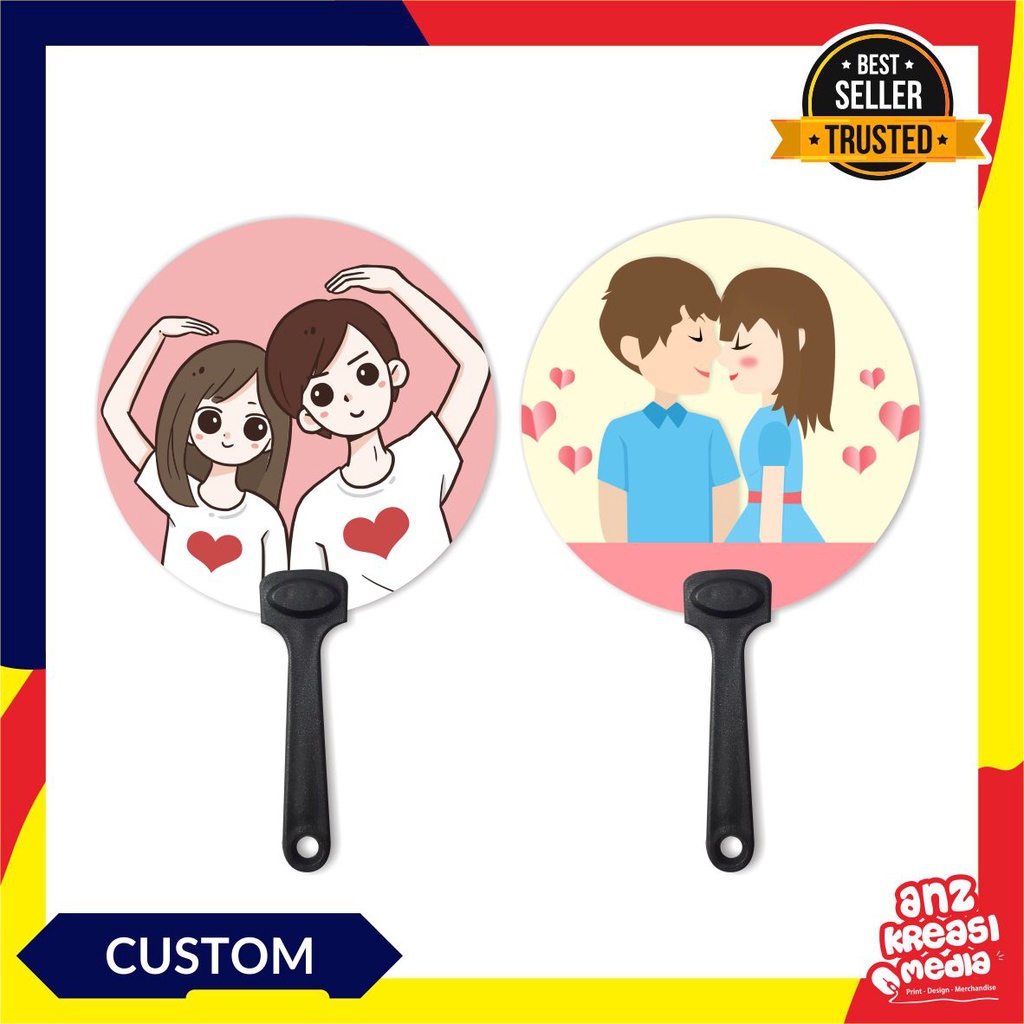 Jual KIPAS TANGAN HANDFAN CUSTOM SOUVENIR KADO UNIK - 2 SISI | Shopee ...