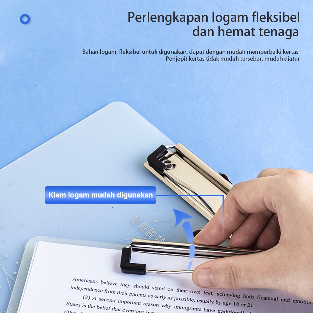 Jual Deli Vertical Clipboard Papan Jalan A4 72603 | Shopee Indonesia