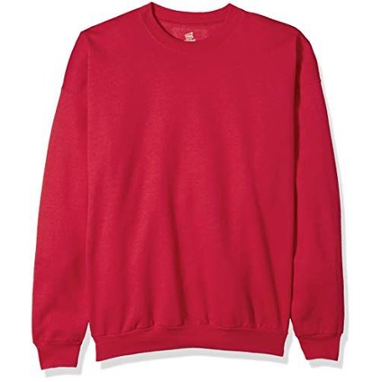 Jual Sweater Polos (Crewneck Merah Cabe) | Shopee Indonesia