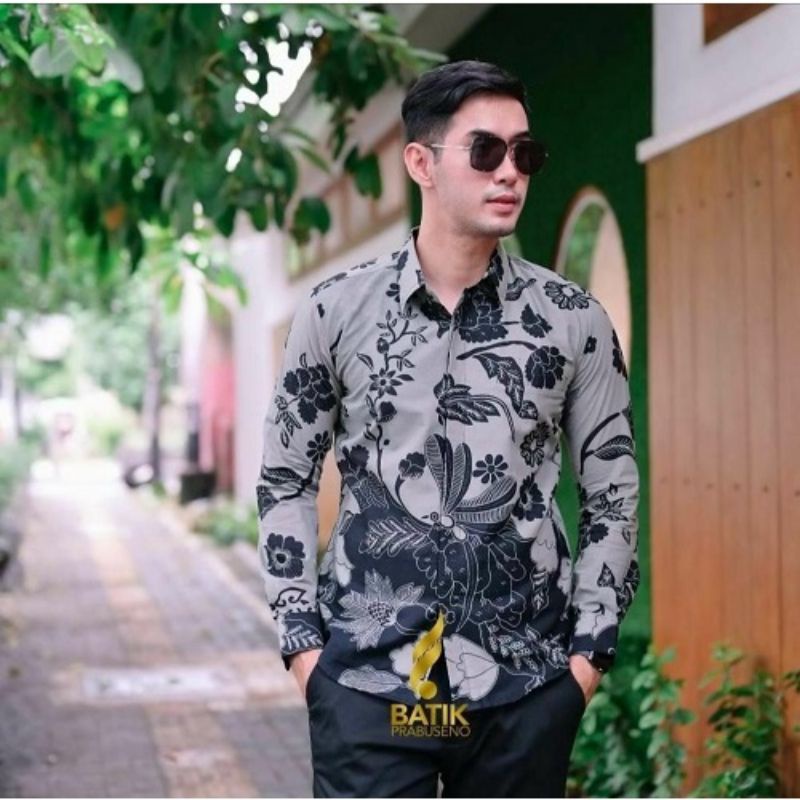 Jual KINJENG MENCOK kemeja batik premium katun sragenan batik lapis ...