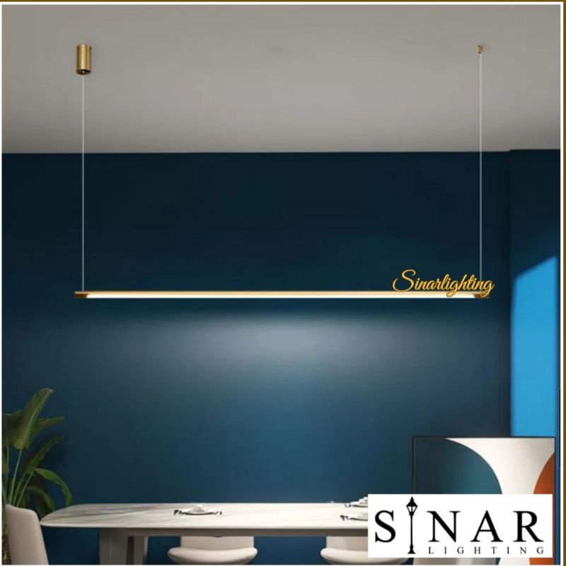 Jual Lampu gantung minimalis Horizontal island LED 120 cm 4310 | Shopee ...