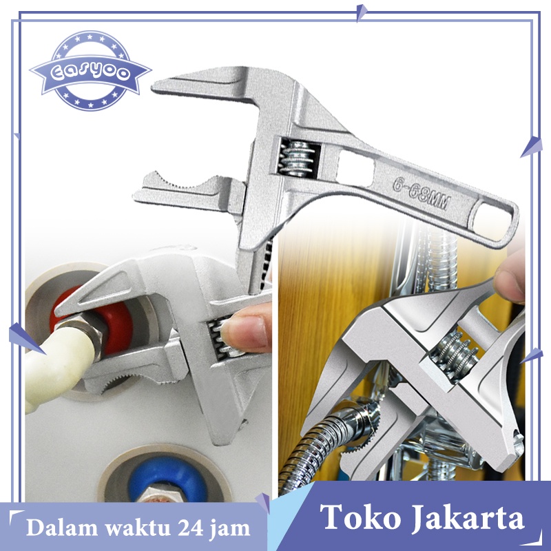 Jual Kunci Inggris Besar Universal Kunci Pipa Serbaguna 6-68mm Sanitary ...