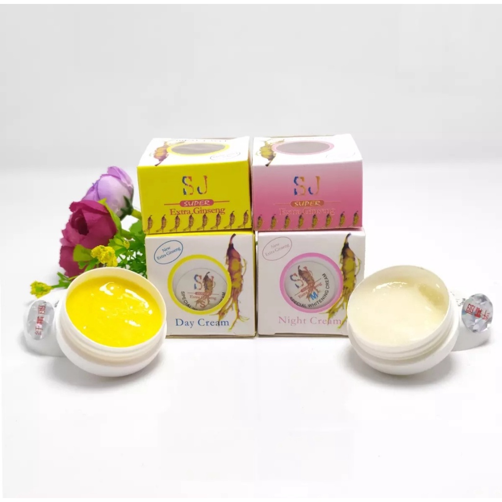 Jual (2 PAKET) Cream SJ Sinjung Ginseng Original Siang Dan Malam ...