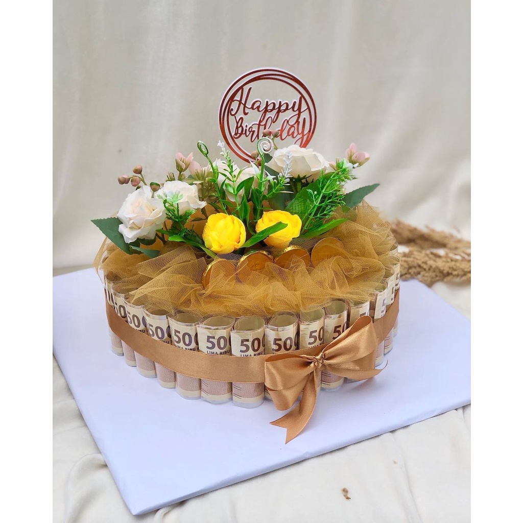 Jual Money cake / Kue uang / kado anniversary / hadiah ulang tahun ...