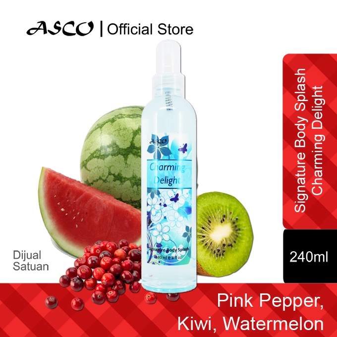 Jual ASCO Signature Body Splash Charming Delight | Perfume Fragrance ...