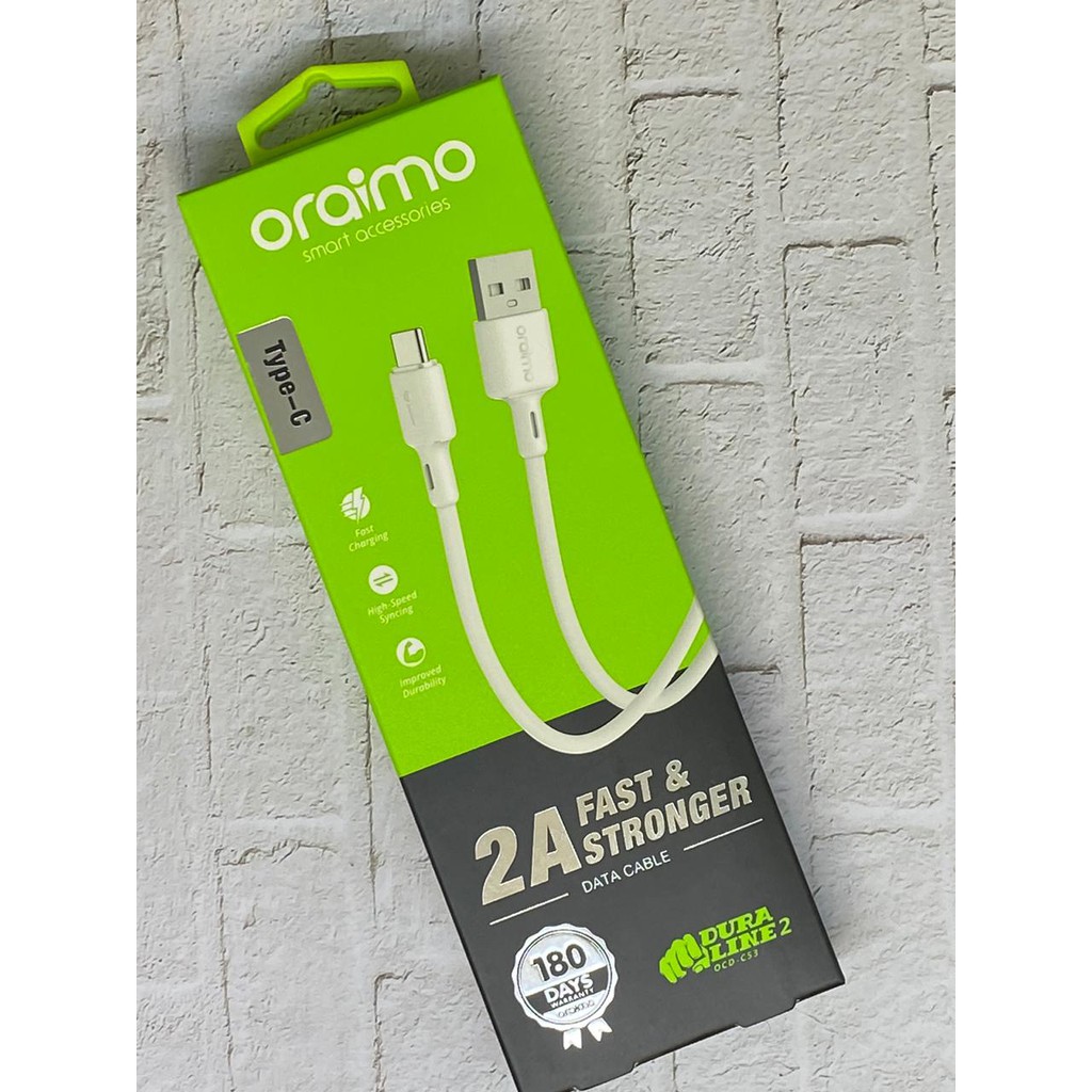 Jual Oraimo - Kabel Data Android USB Type-C/OCD-C53/Garansi Murah ...
