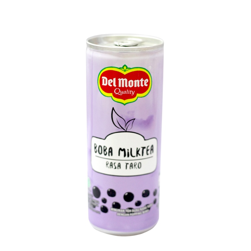 Jual Delmonte Boba Milktea Taro Can 240Ml | Shopee Indonesia