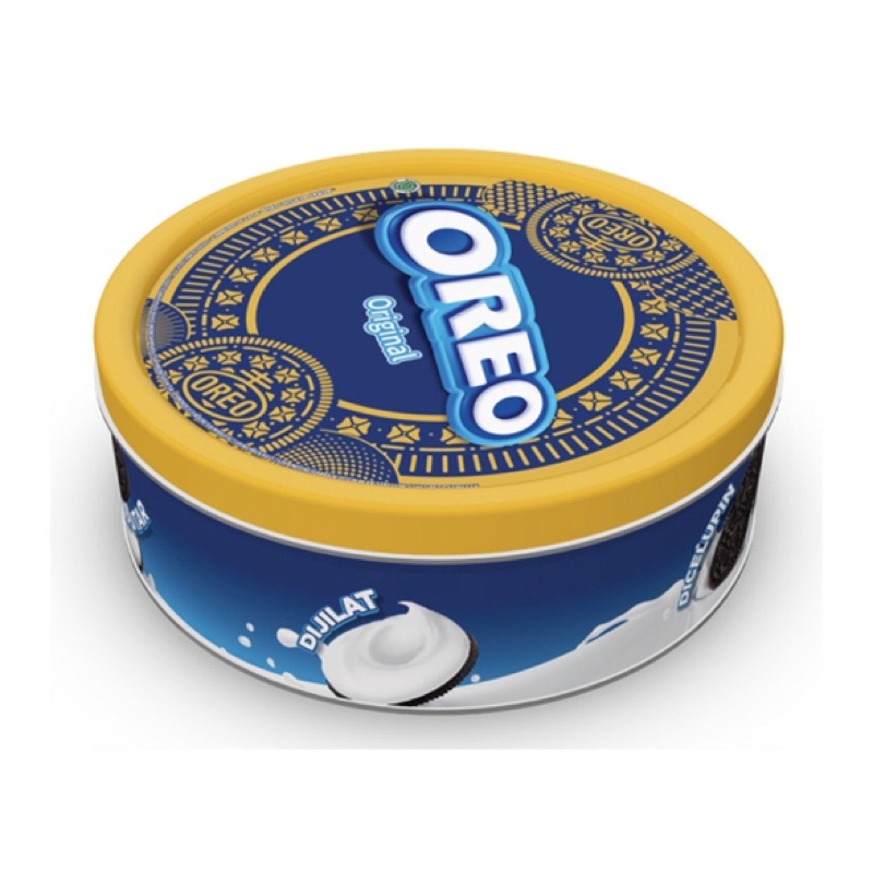 Jual OREO SELECTION ORIGINAL VANILLA BISKUIT KALENG 142,5g | Shopee ...