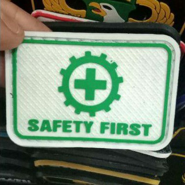 Jual patch ruber k3 Logo safety emblem karet k3 logo k3 | Shopee Indonesia