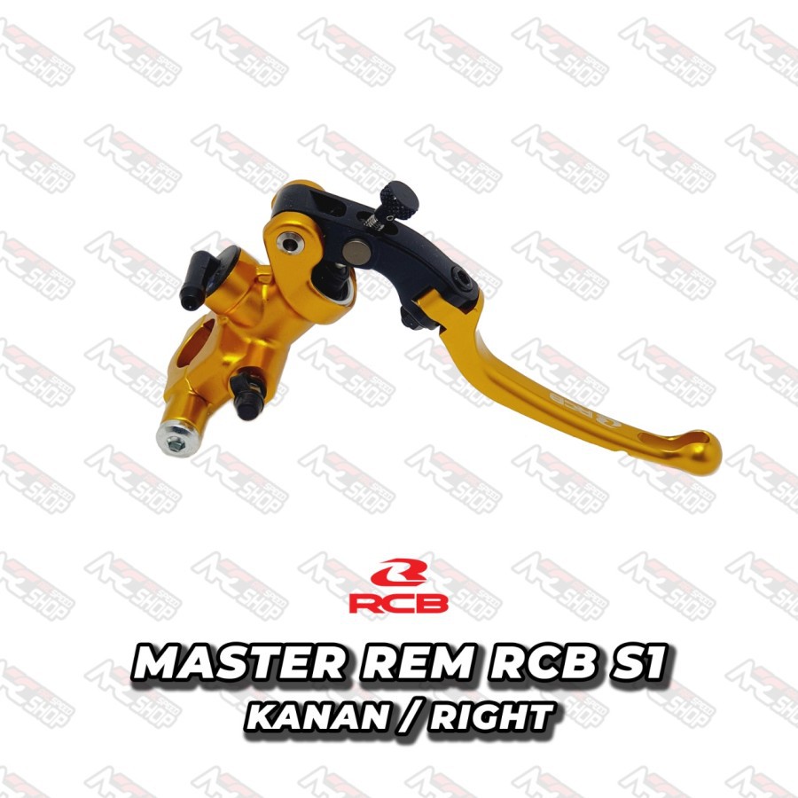 Jual Master rem kanan RCB radial S1 14mm + switch rem - Gold Universal | Shopee Indonesia
